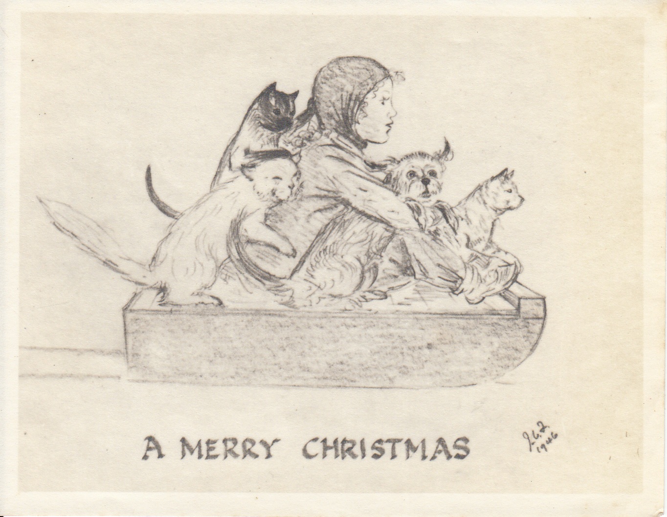 Jack Fielding's Christmas cards | Christmas at Fielding and Platt ...